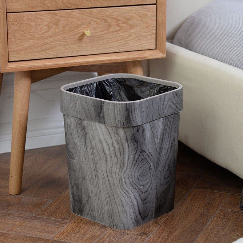 Unique Marble / Wood-look Waste Bin Dustbin Trashbin for kitchen ...