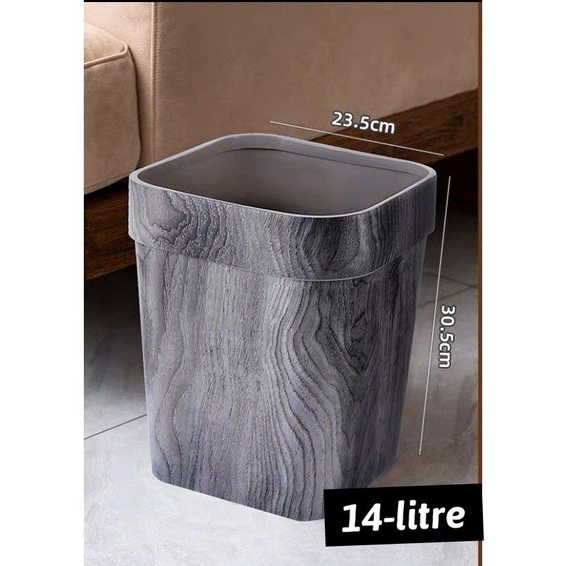 Unique Marble / Wood-look Waste Bin Dustbin Trashbin for kitchen ...