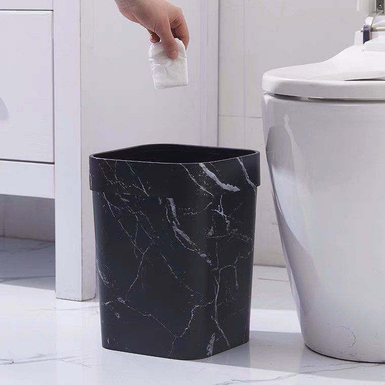 Unique Marble / Wood-look Waste Bin Dustbin Trashbin for kitchen ...