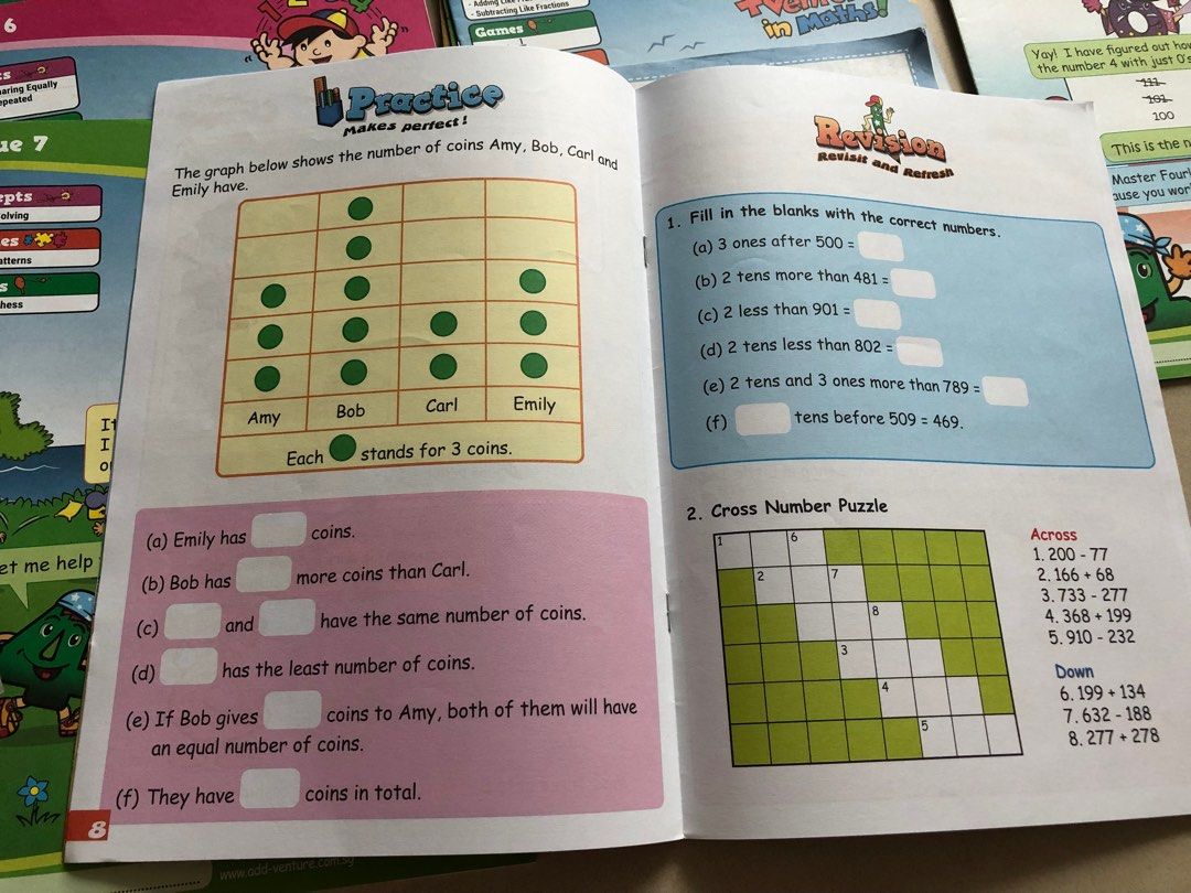 Venture in Maths Grade 2 (16 issues + 1 Maths Fun + 1 Practice book grade 2), Hobbies & Toys ...