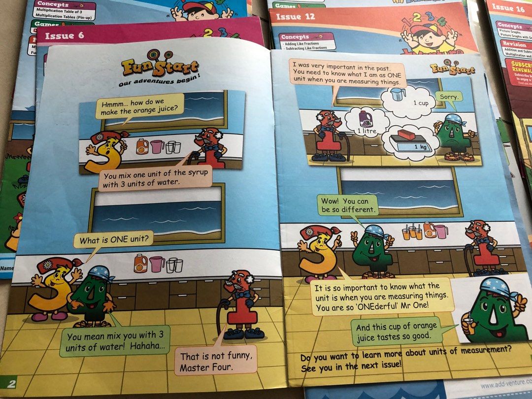 Venture in Maths Grade 2 (16 issues + 1 Maths Fun + 1 Practice book grade 2), Hobbies & Toys ...