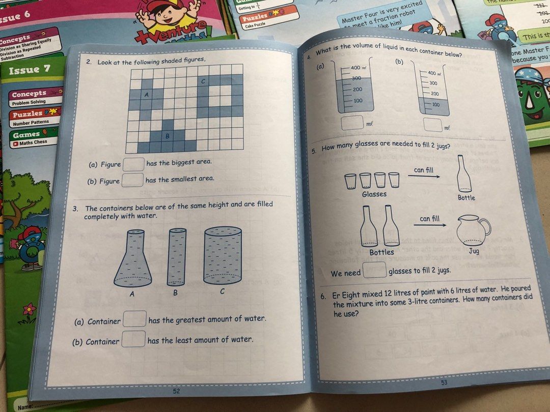 Venture in Maths Grade 2 (16 issues + 1 Maths Fun + 1 Practice book ...