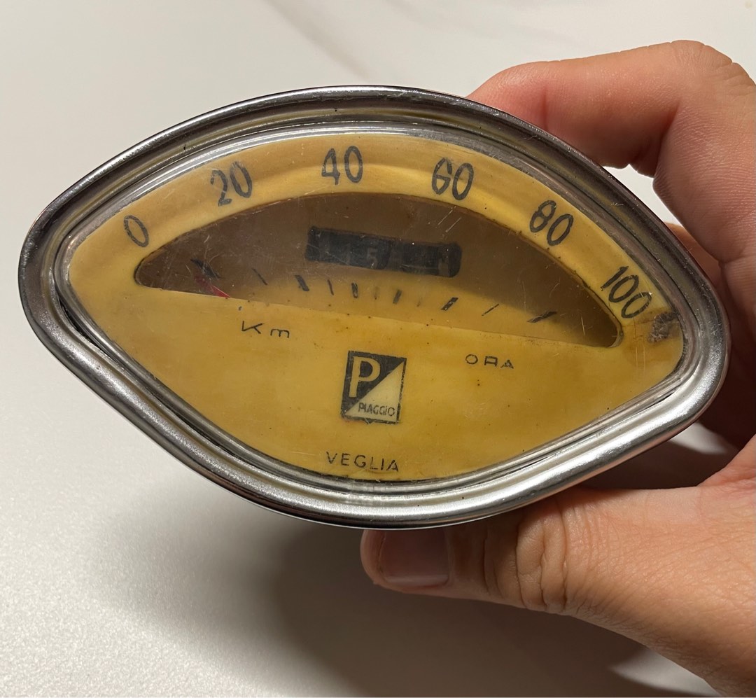 Vespa speedo speedometer original for vbb, Motorcycles, Motorcycle ...