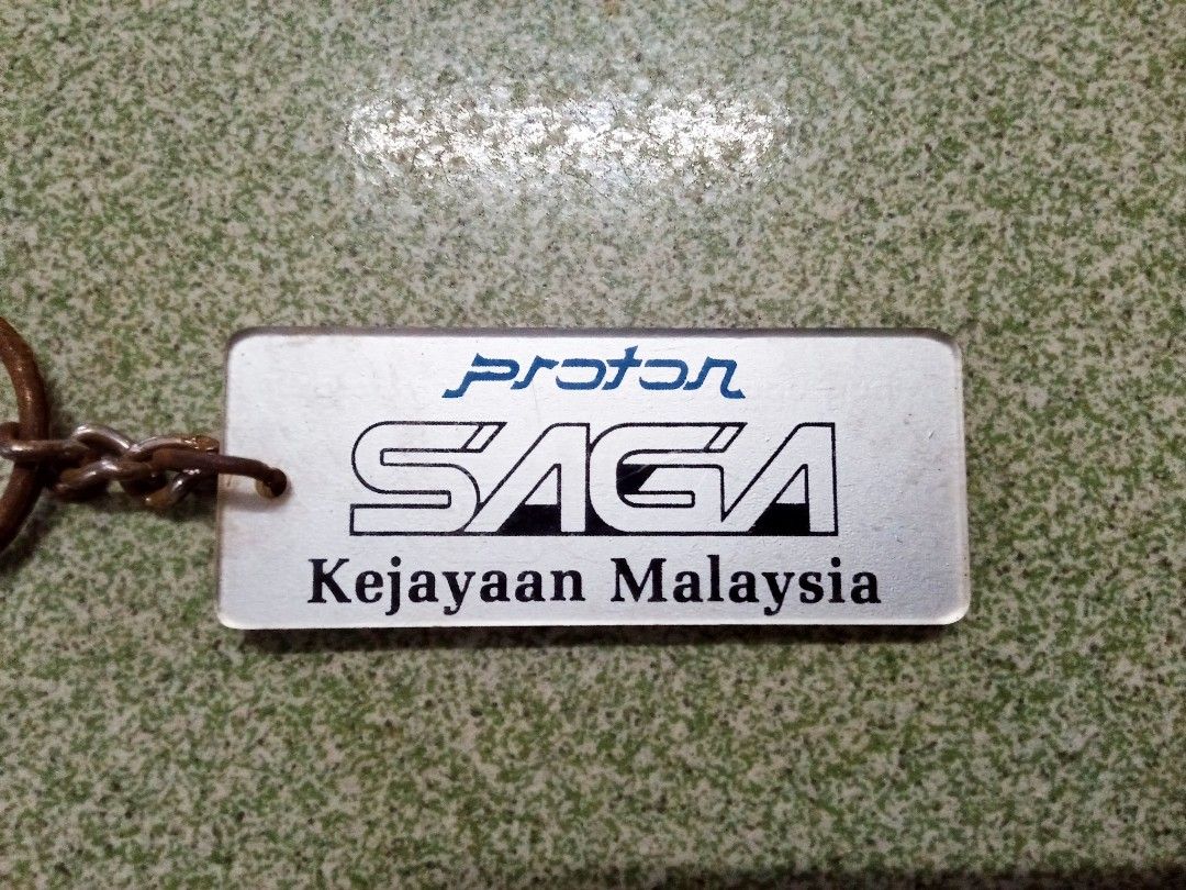 Vintage 80's/90's Proton Saga - Kejayaan Malaysia, Eon Keychain, Rantai ...