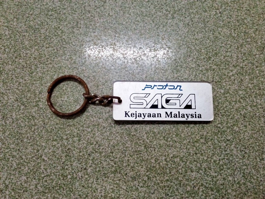 Vintage 80's/90's Proton Saga - Kejayaan Malaysia, Eon Keychain, Rantai ...