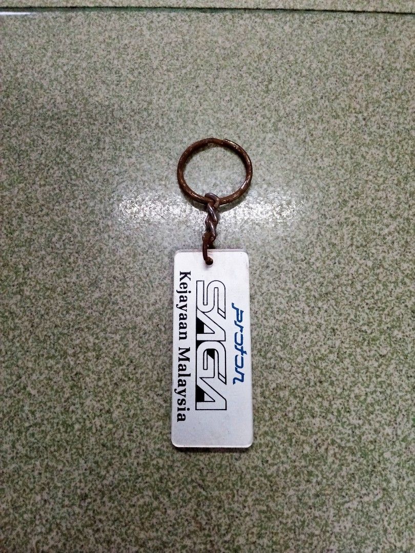 Vintage 80's/90's Proton Saga - Kejayaan Malaysia, Eon Keychain, Rantai ...