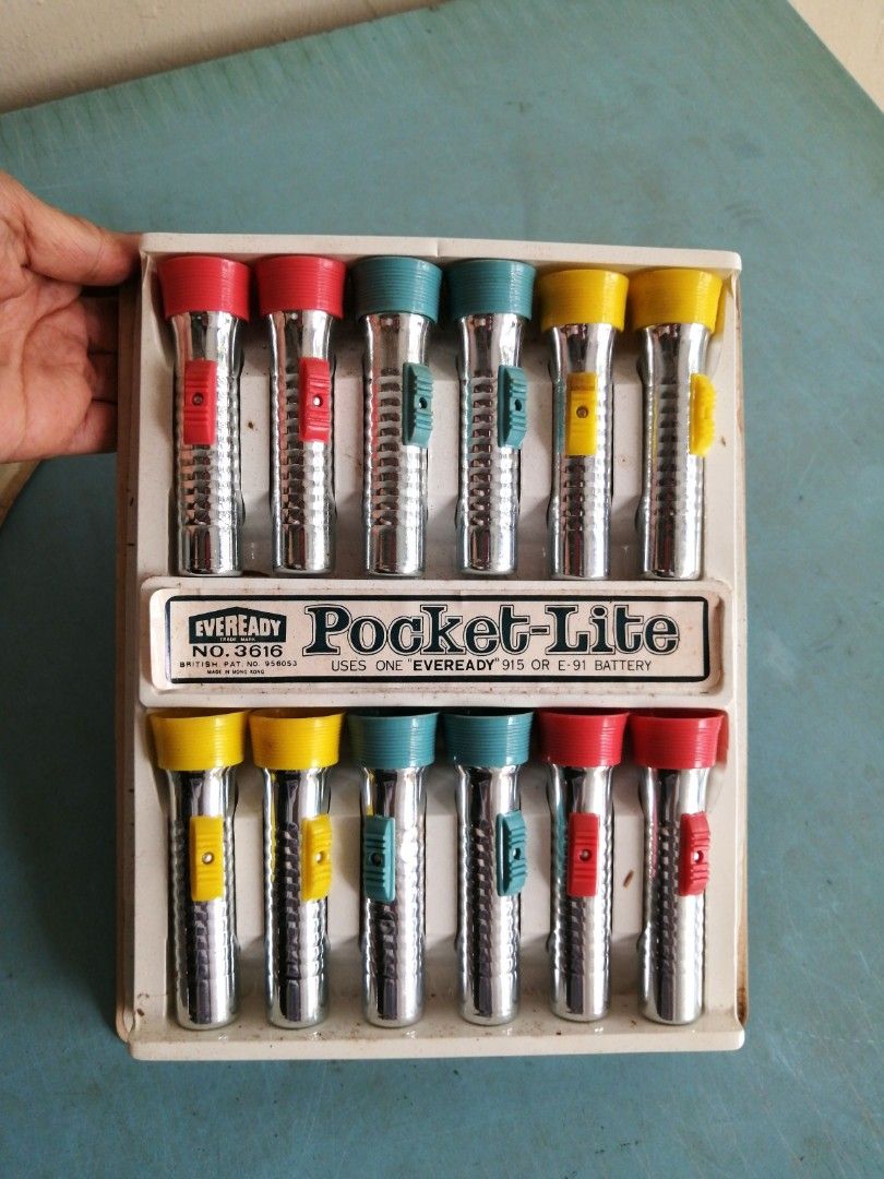 Vintage Eveready Torchlight Pocket Lite New Old Stock, Hobbies & Toys ...