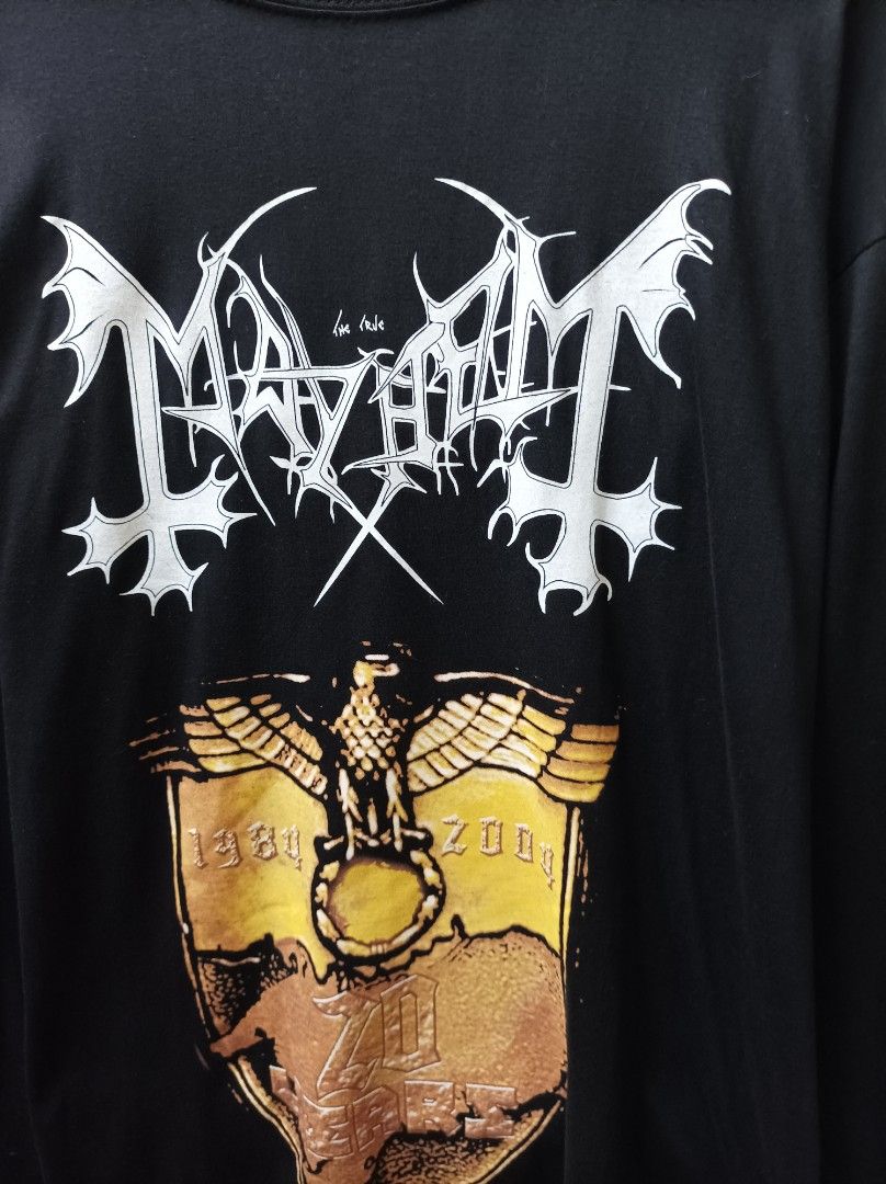 VINTAGE MAYHEM 20 YEARS OF MAYHEM, Men's Fashion, Tops & Sets, Tshirts ...