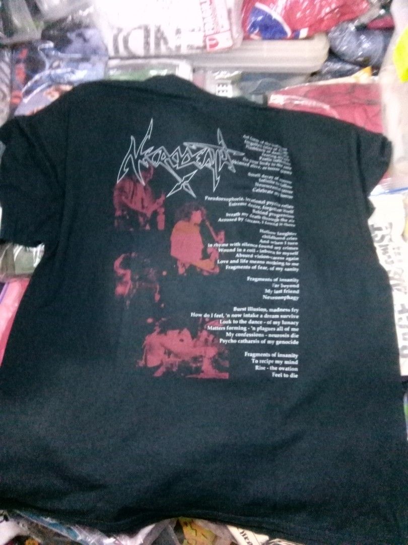Vintage Necrodeath Band, Men's Fashion, Tops & Sets, Tshirts & Polo ...