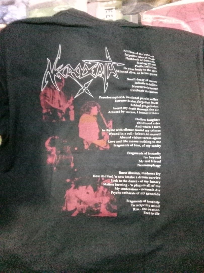 Vintage Necrodeath Band, Men's Fashion, Tops & Sets, Tshirts & Polo ...