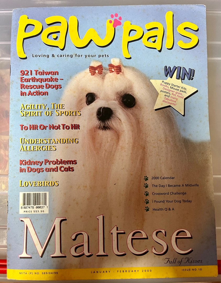 Vintage Paw Pals Magazine: Issue No.10 (January - February 2000 ...