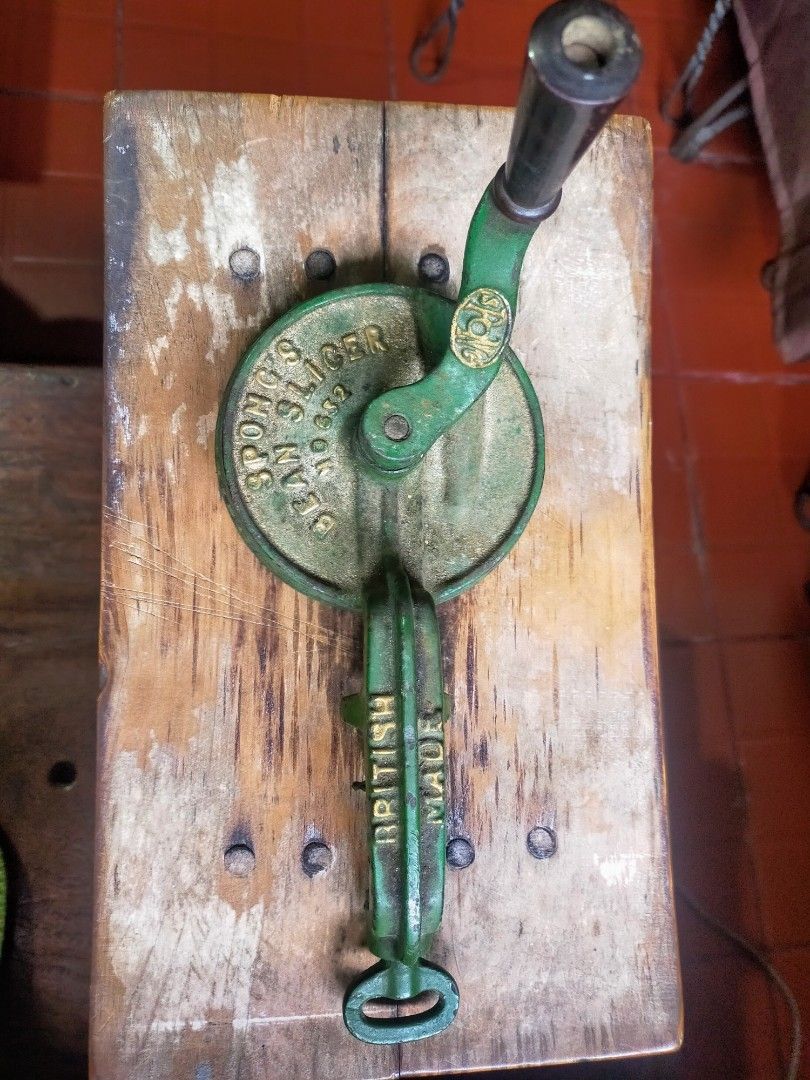 Vintage Spong's bean slicer, Hobbies & Toys, Memorabilia & Collectibles ...