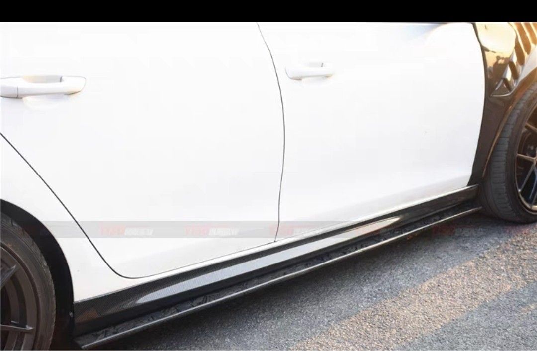 Vw golf r mk6 Cf side skirt, Car Accessories, Accessories on Carousell