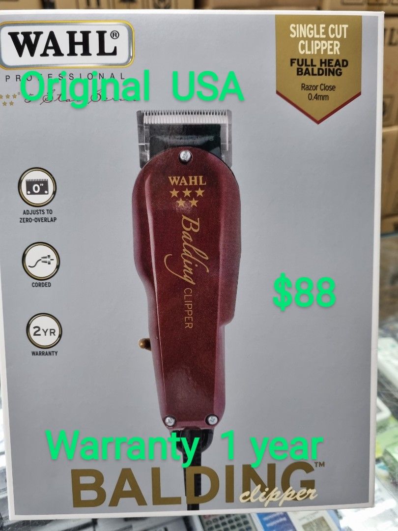 WAHL ORIGINAL USA BALDING CLIPPER, Beauty & Personal Care, Men's ...