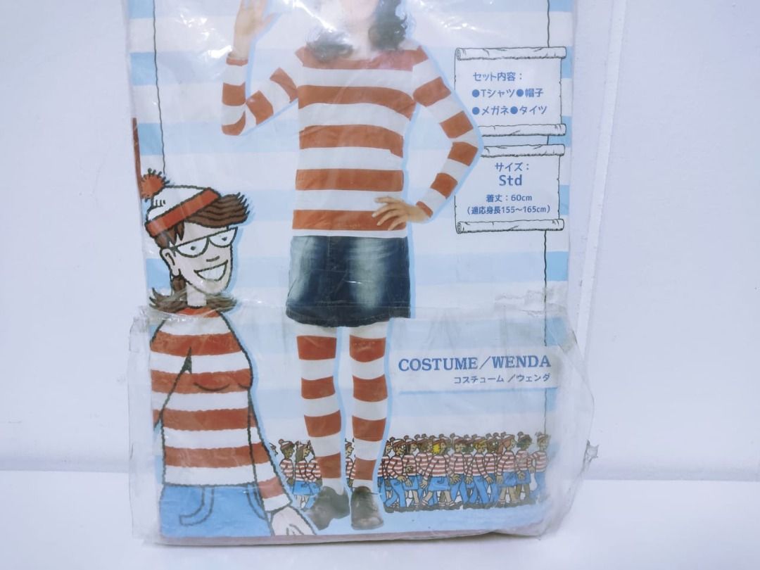WENDA COSTUME WHERE'S WALLY RUBIES JAPAN, Hobbies & Toys, Toys & Games ...