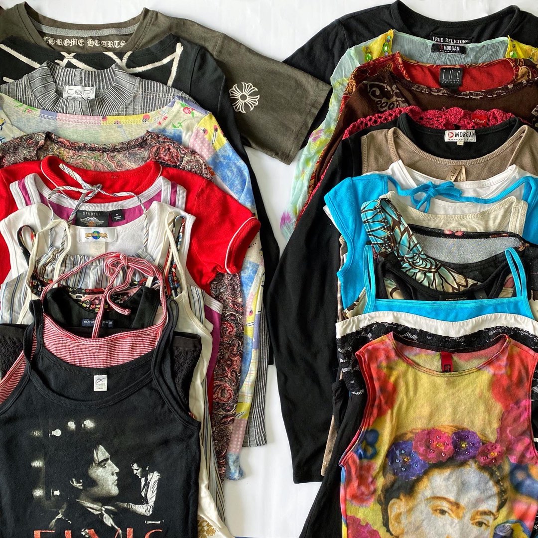 Whimsigoth collection of tops wedges jeans denim skirt mini skirt ...