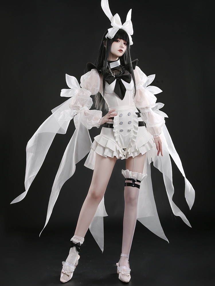White Rabbit Bunny Girl Costume, Women's Fashion, Dresses & Sets, Sets ...