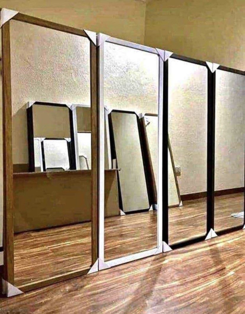 White whole body mirror, Furniture & Home Living, Home Decor, Mirrors ...