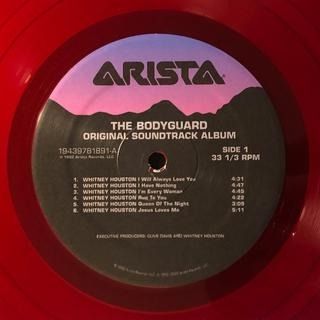 Whitney Houston - OST, The Bodyguard LP, Red Colour, Brand New, Reissue ...