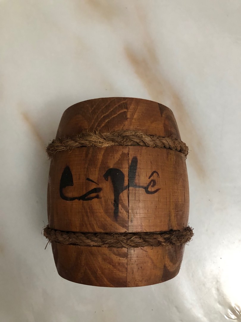 Wooden barrel 4 inches height, Furniture & Home Living, Home ...