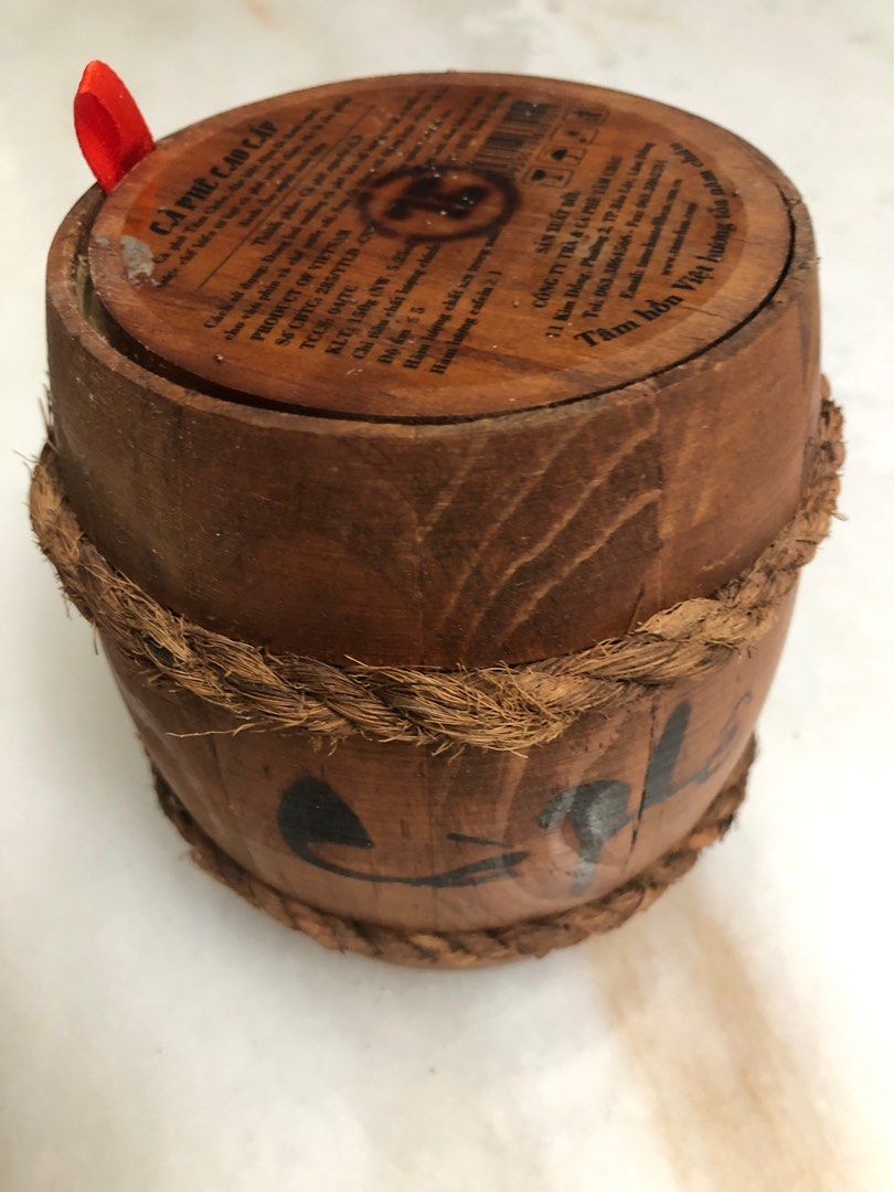 Wooden barrel 4 inches height, Furniture & Home Living, Home ...