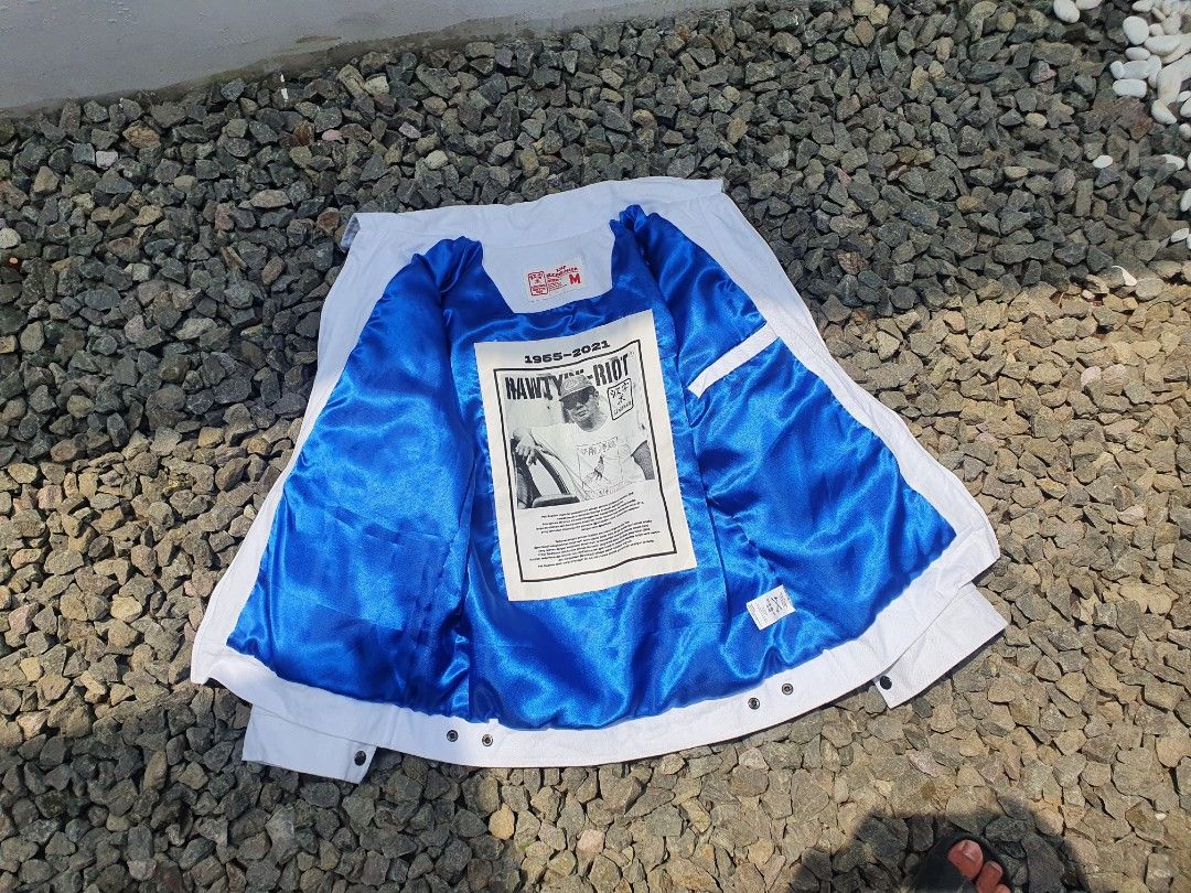 WORK JACKET RAWTYPE RIOT X SENI KANJI ORIGINAL JAKET RAW TYPE TEAM RTR ...