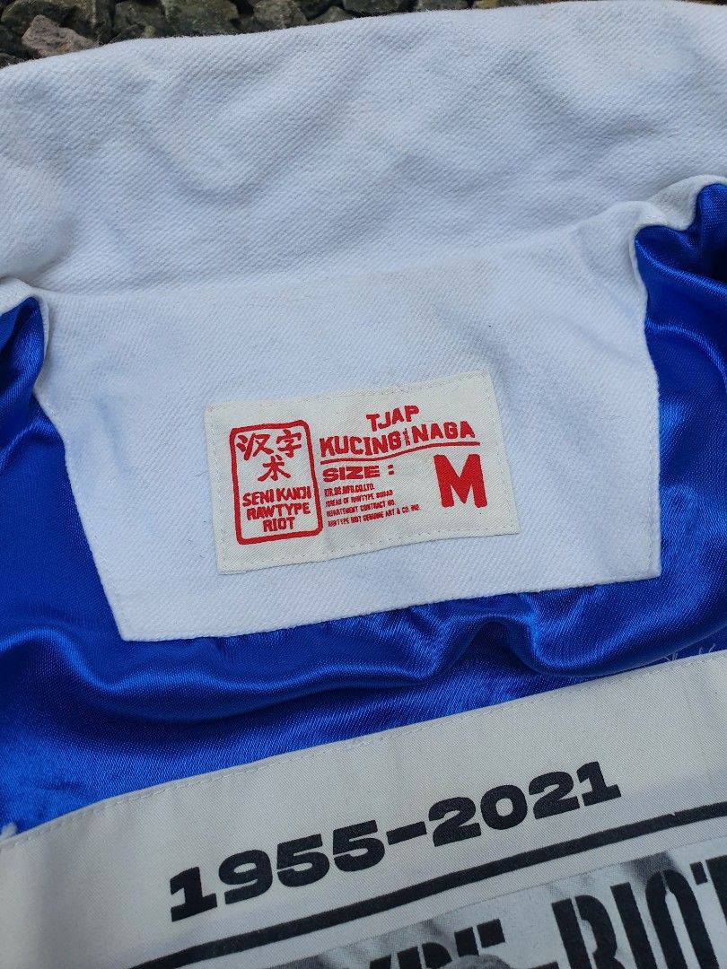 WORK JACKET RAWTYPE RIOT X SENI KANJI ORIGINAL JAKET RAW TYPE TEAM RTR ...
