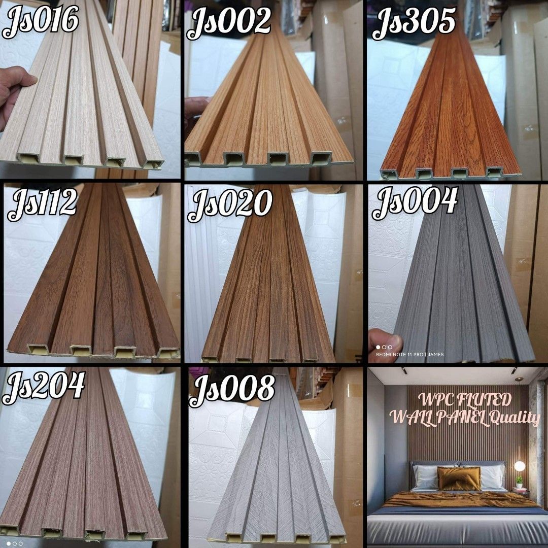 Wpc wall fluted panel, Furniture & Home Living, Home Decor, Wall Decor ...