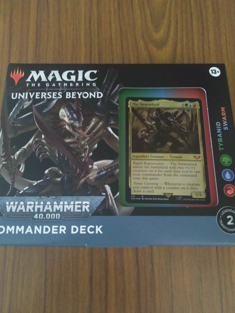WTS 1 x Warhammer 40k Tyranid Swarm Commander Precon Sealed MTG ...