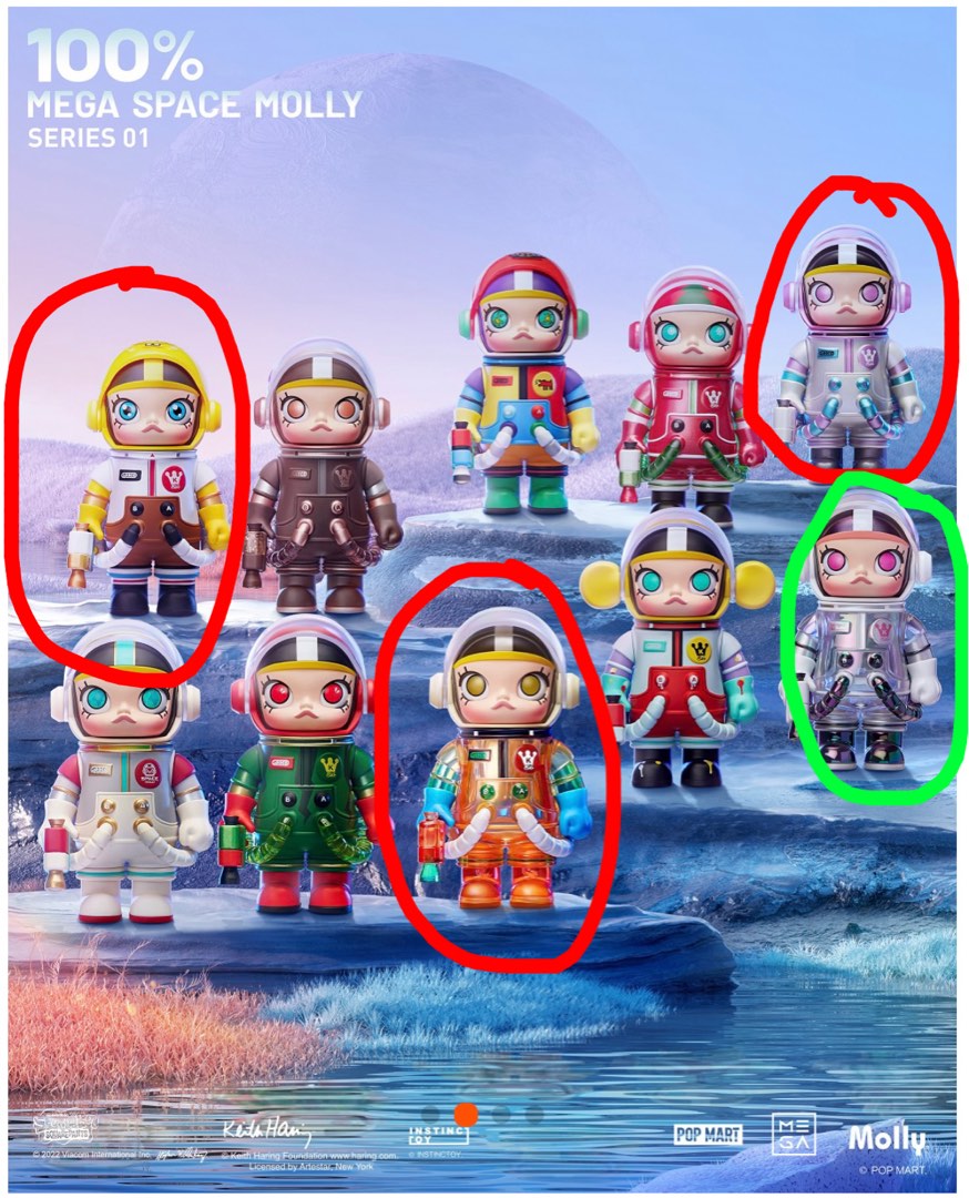 WTT Only - Mega Space Molly 100% PopMart, Hobbies & Toys, Toys & Games ...