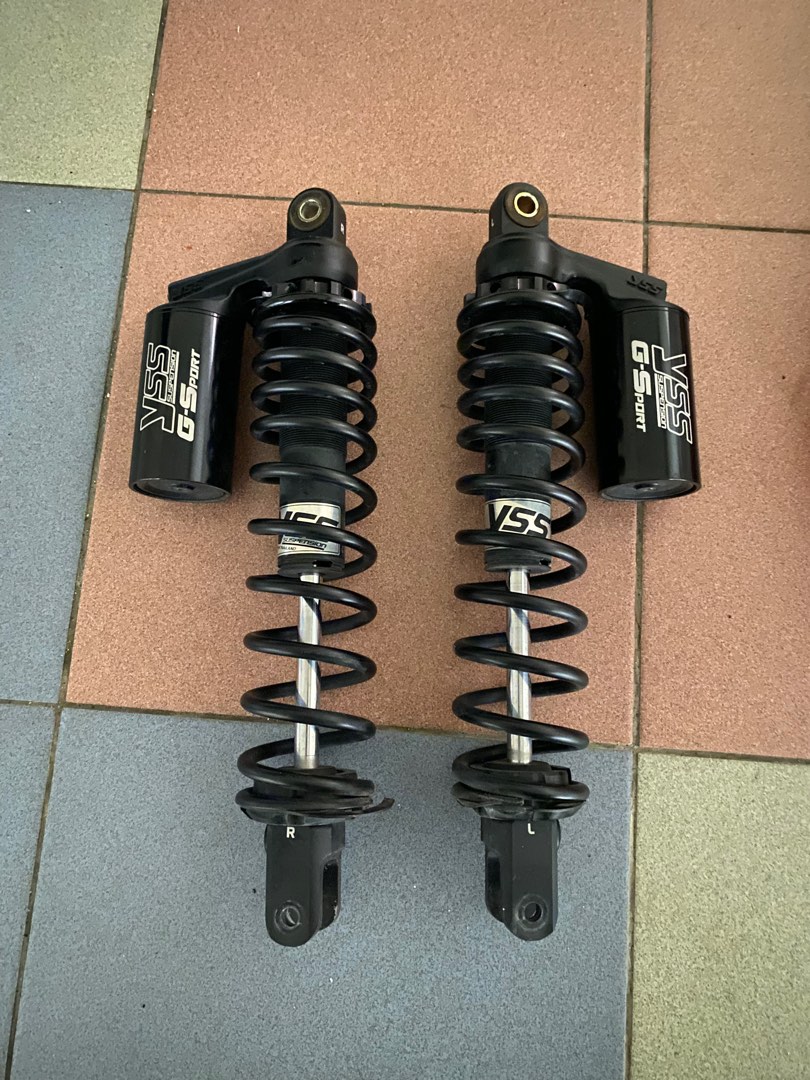 Xmax YSS G-Sport Black Edition, Motorcycles, Motorcycle Accessories on ...