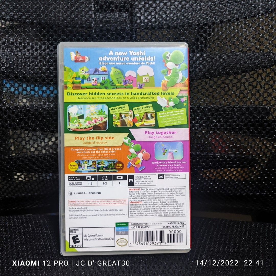 Yoshi Crafted world switch game, Video Gaming, Video Games, Nintendo on ...