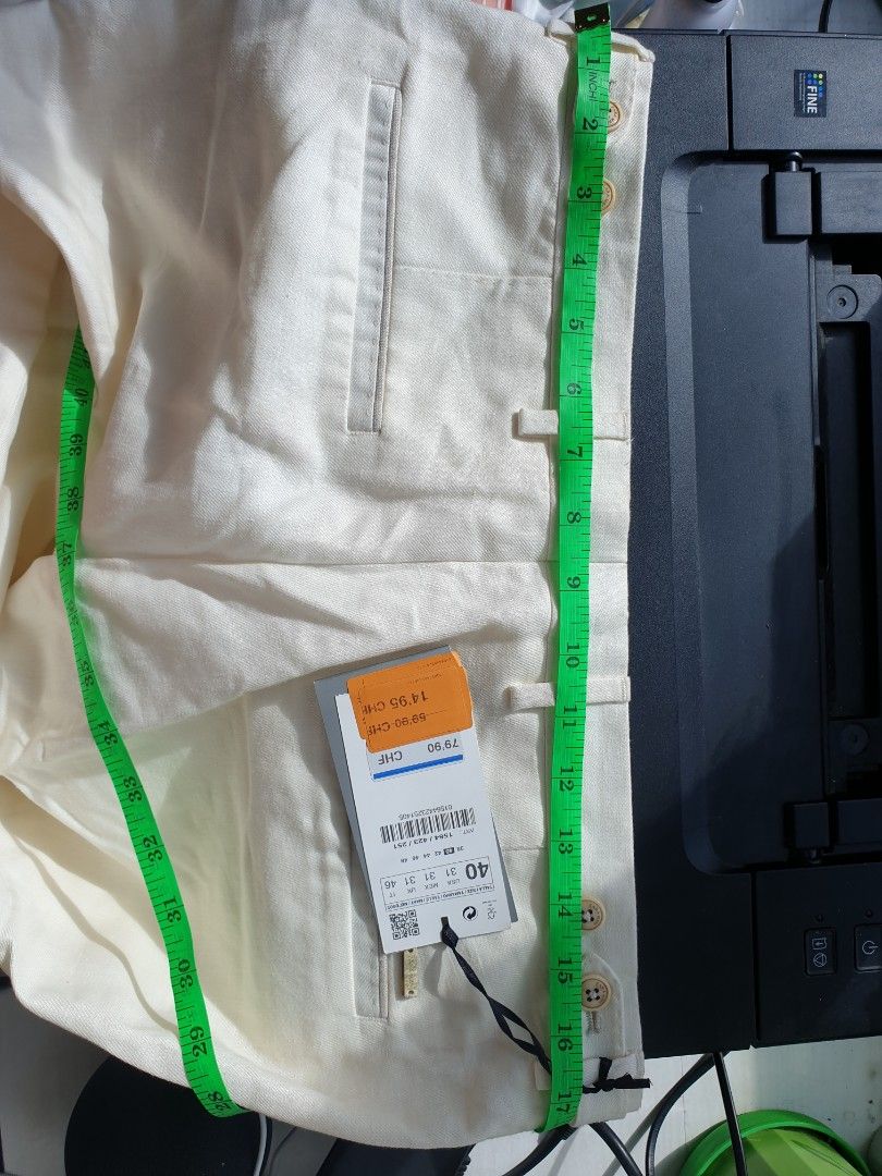 Zara Men Linen Trousers, Men's Fashion, Bottoms, Trousers on Carousell