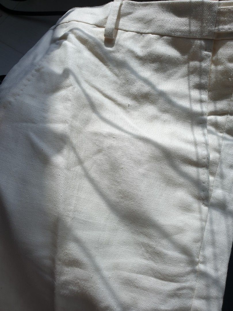 Zara Men Linen Trousers, Men's Fashion, Bottoms, Trousers on Carousell