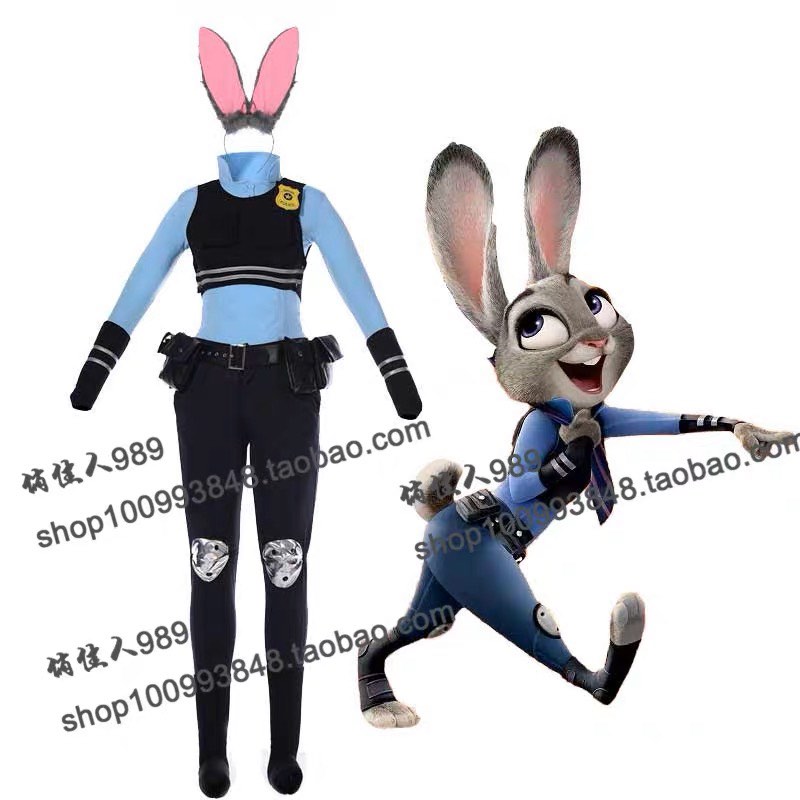 Zootopia Judy Cosplay Costume Set, Hobbies & Toys, Toys & Games on ...
