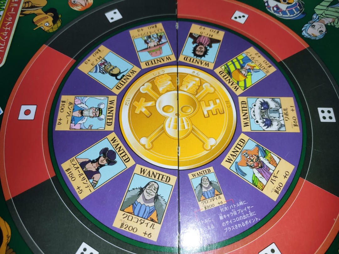 2001 BANDAI ONE PIECE TILES AND BOARD GAME SET, Hobbies & Toys, Toys ...