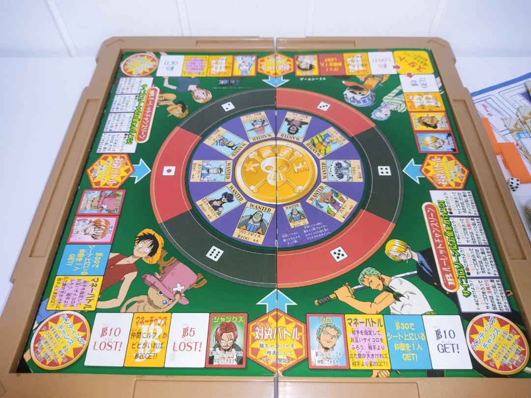 2001 BANDAI ONE PIECE TILES AND BOARD GAME SET, Hobbies & Toys, Toys ...