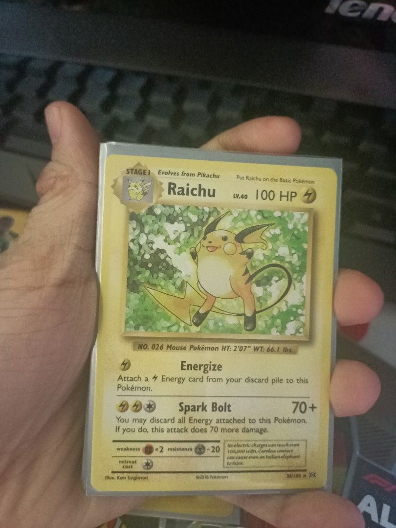 2016 Pokémon XY Pikachu and Raichu Evolutions, Hobbies & Toys ...