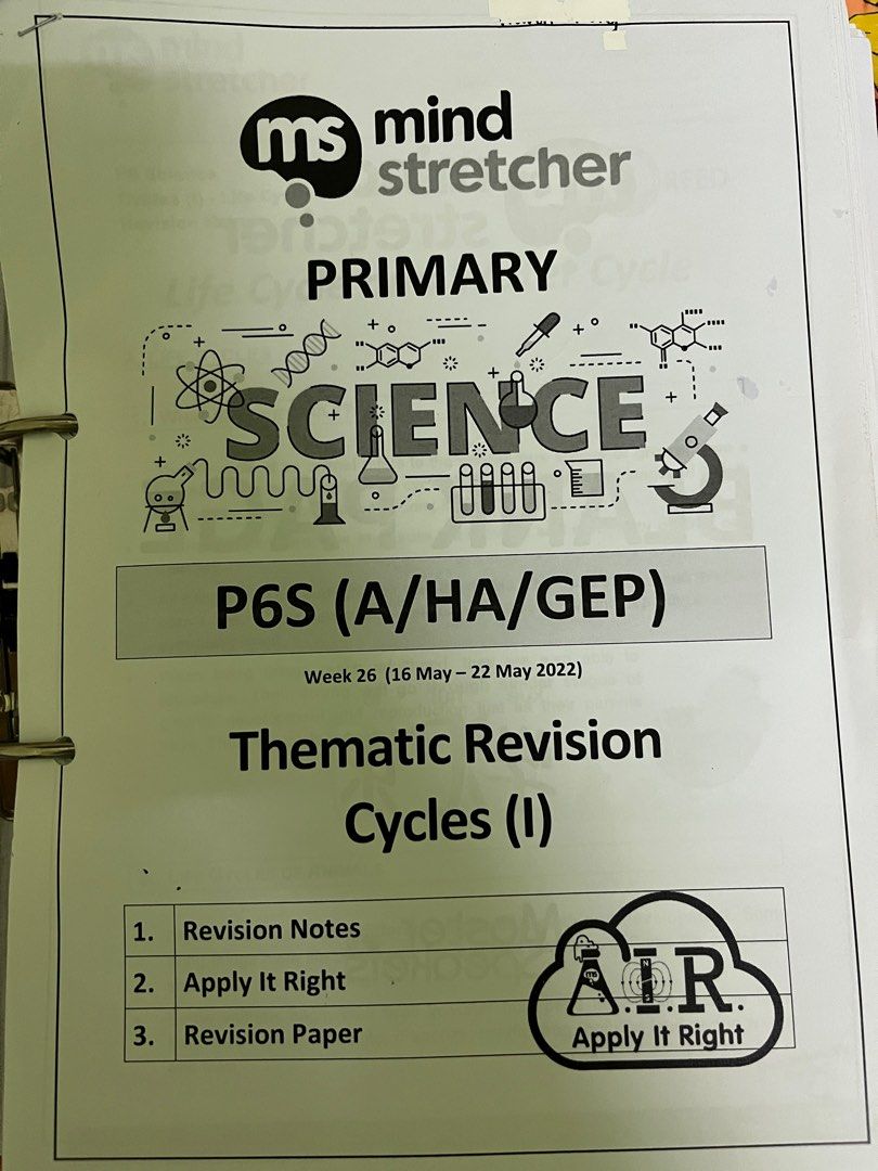 2022 PSLE P6 Maths Science notes - Mind Stretcher, Hobbies & Toys ...