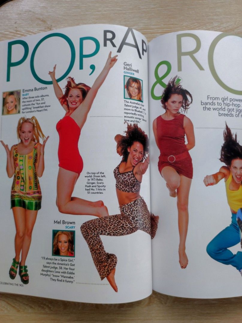 90s Spice Girls, Friends, Britney spears, Julia Roberts People Magazine ...
