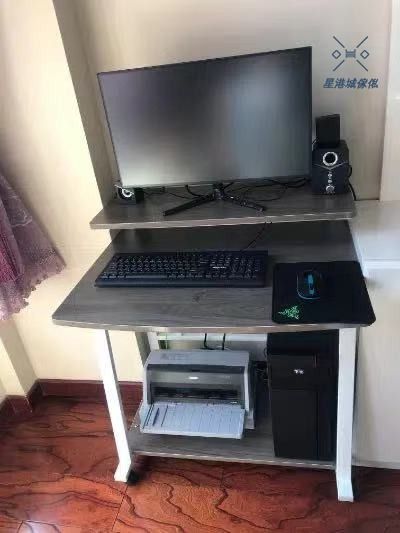 電腦桌 書桌 可移動 可移動電腦枱 學習枱 書枱 Computer Desk Desk Removable Removable ...