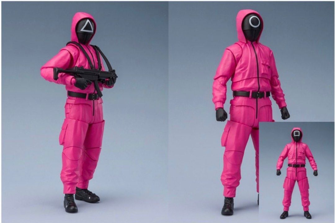 日版 現貨 全新 S.H.Figuarts SHF Squid Game 魷魚遊戲 Masked Soldier & Masked ...