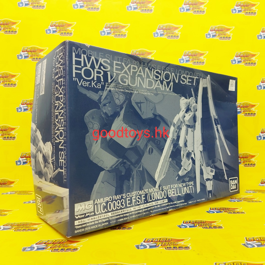全新未砌 限定版 BANDAI 高達 GUNDAM 1/100 MG 模型 HWS EXPANSION SET FOR NU GUNDAM VER.KA 專用武器裝甲配件, 興趣及遊戲, 玩具 ...