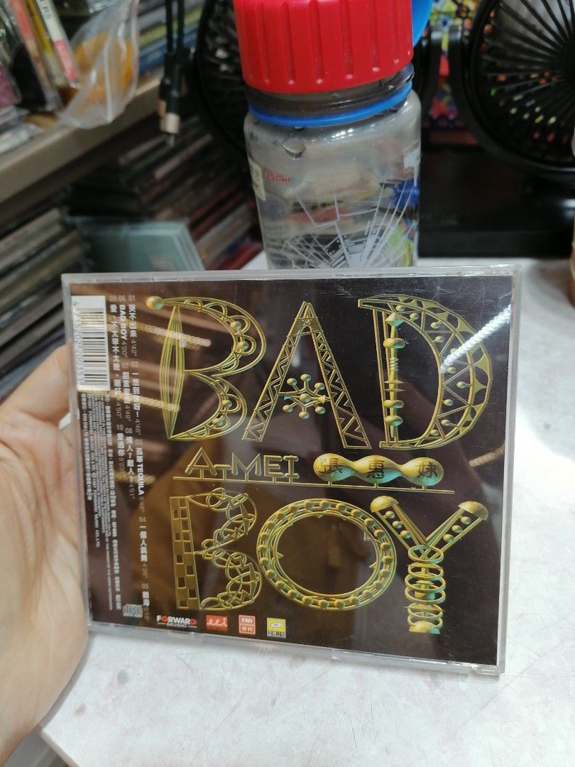 張惠妹 bad boy CD, 興趣及遊戲, 音樂樂器 & 配件, 音樂與媒體 - CD 及 DVD - Carousell