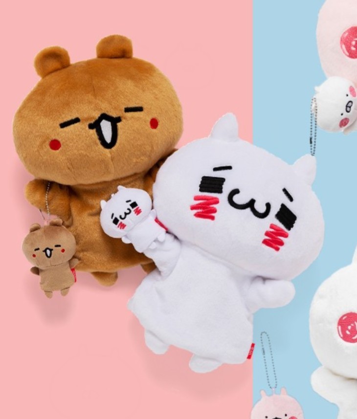 全新現貨一對 Igarashi Yuri 公仔 毛公仔 手偶公仔 - 貓與熊 貓熊 Nyanko Kuma - 愛しすぎて大好きすぎる ...