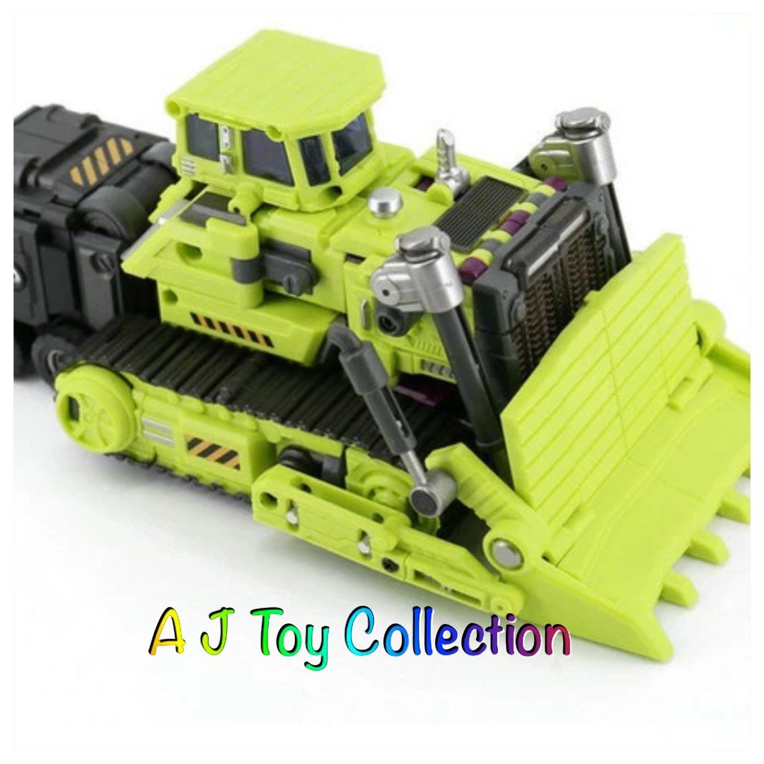 [ In stock ] Transformers JB Jinbao Green Devastator Boxset With Upgrade Kit Oversized Version ...