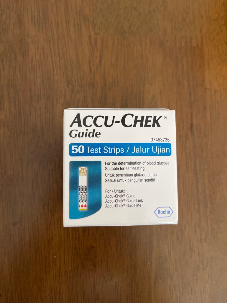 Accu-Chek guide Test Strips, Health & Nutrition, Medical Supplies ...