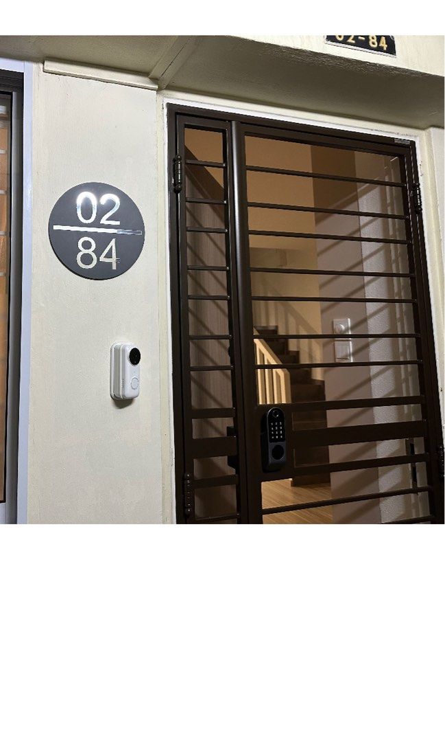 Acrylic unit signage customisation, Furniture & Home Living, Home Decor ...