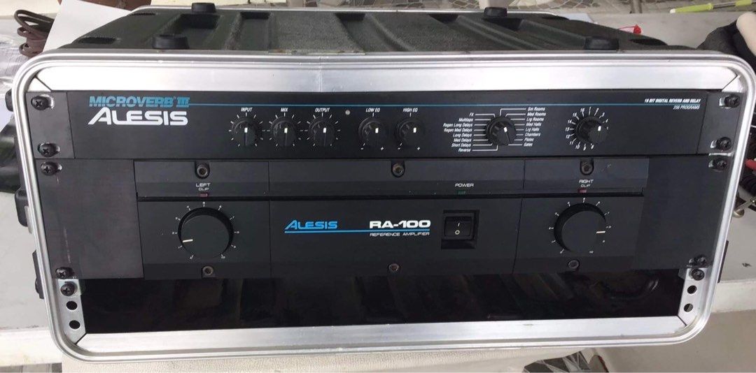 Alesis Amplifier with hard case, Hobbies & Toys, Music & Media, Music Accessories on Carousell