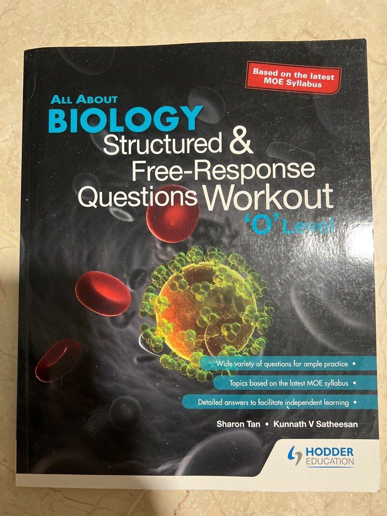 All about Biology structured & free response questions workout O level ...